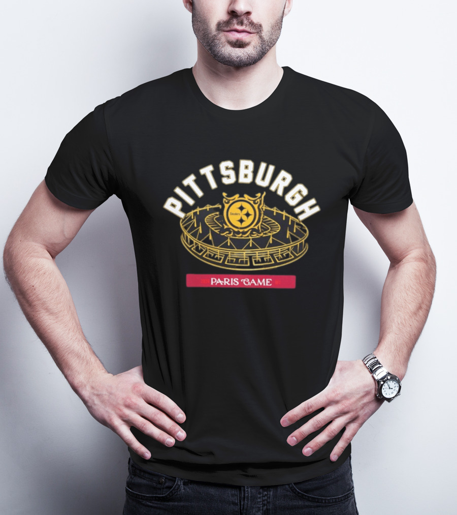 Pittsburgh Steelers 2026 Paris Game Stadium Event T-Shirt