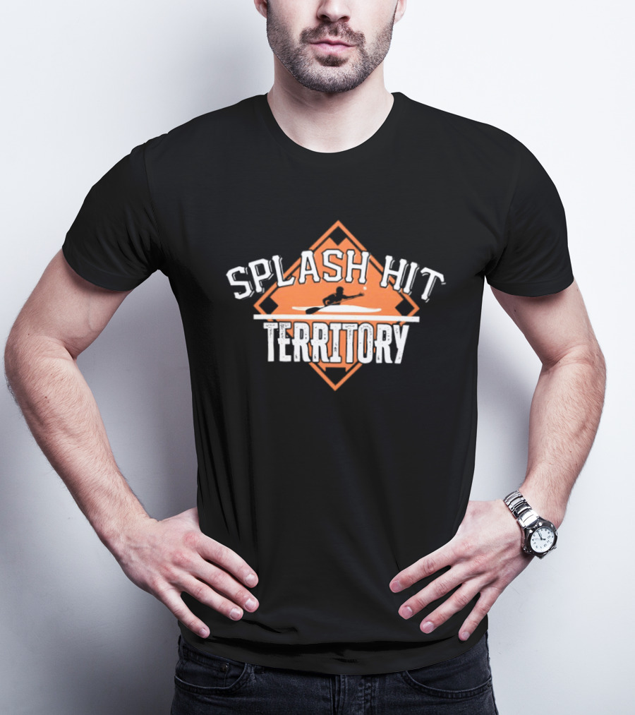Splash Hit Territory Baseball Paddleboarding Adventure T-Shirt
