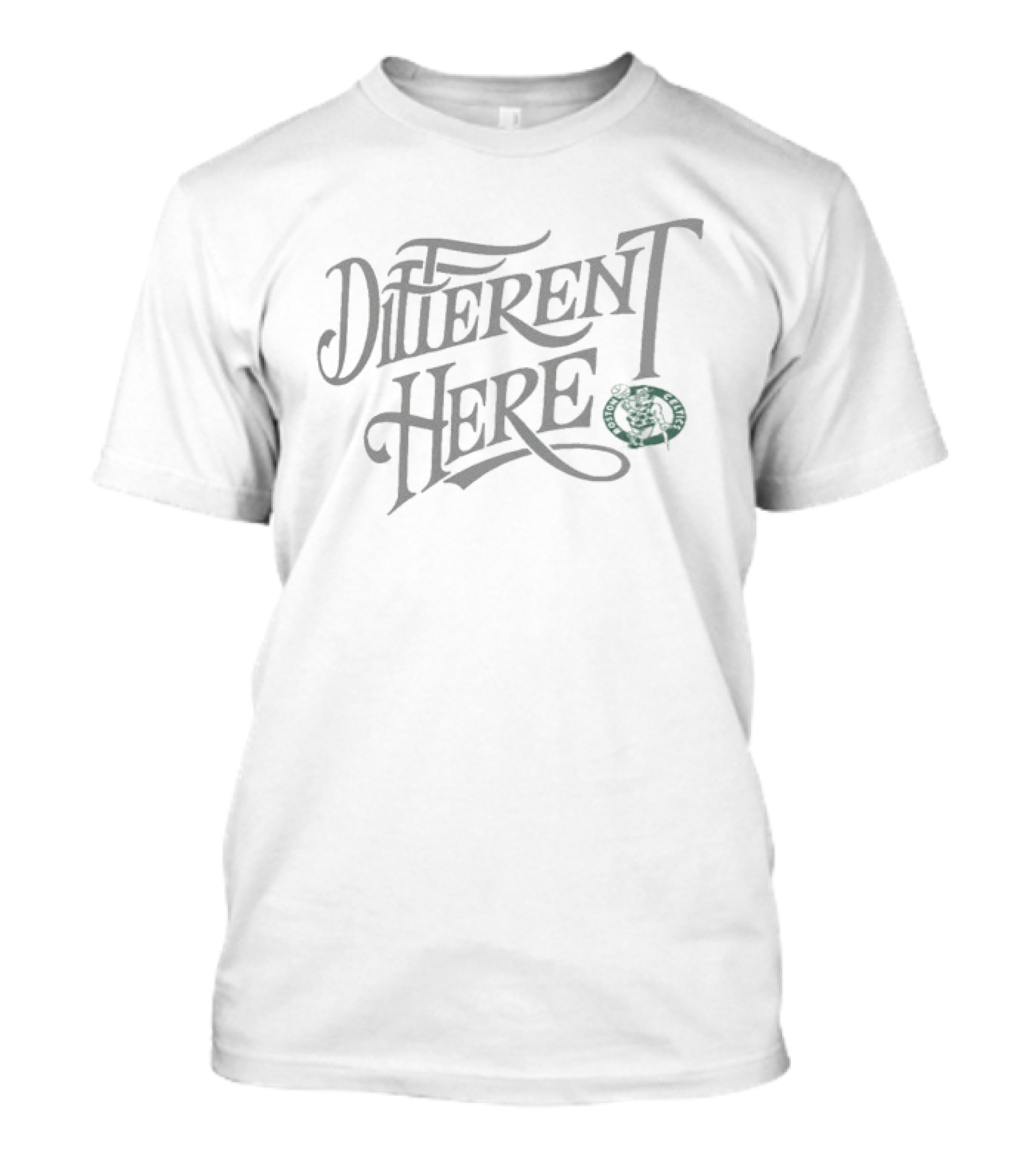 Boston Celtics Different Here Team Spirit T-Shirt