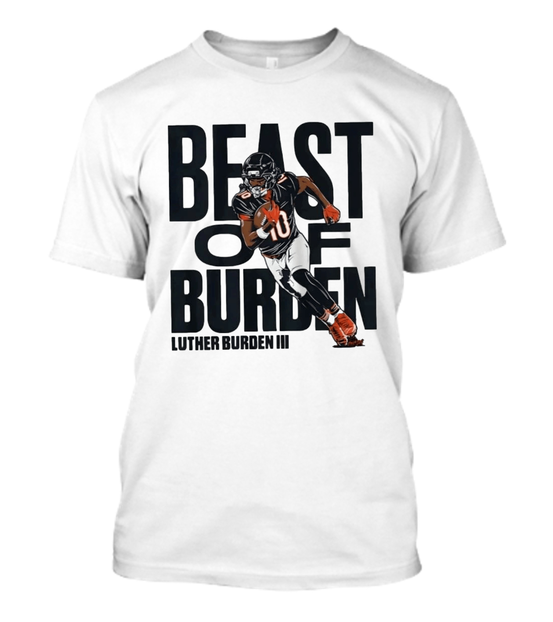Chicago Bears Football Beast Of Burden Luther Burden III T-Shirt