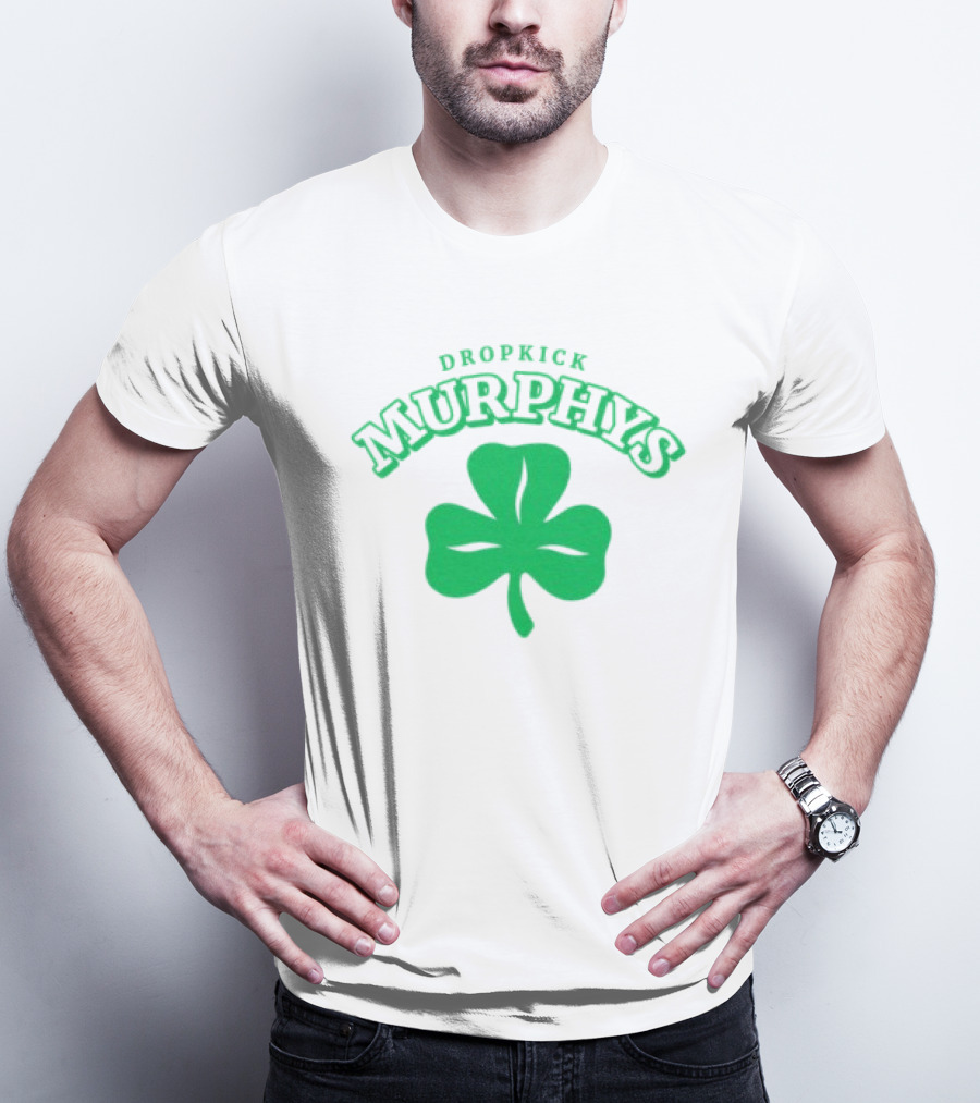 Dropkick Murphys Shamrock Symbol With Band Name T-Shirt