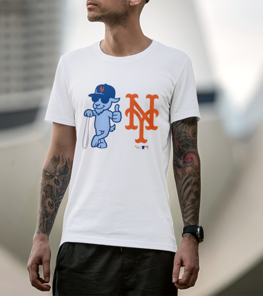 GOAT USA New York Mets Baseball Fan Gear T-Shirt