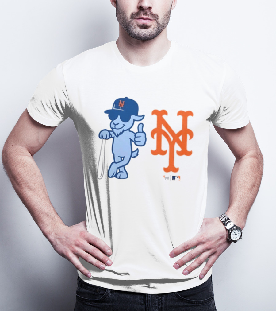 GOAT USA New York Mets Baseball Fan Gear T-Shirt