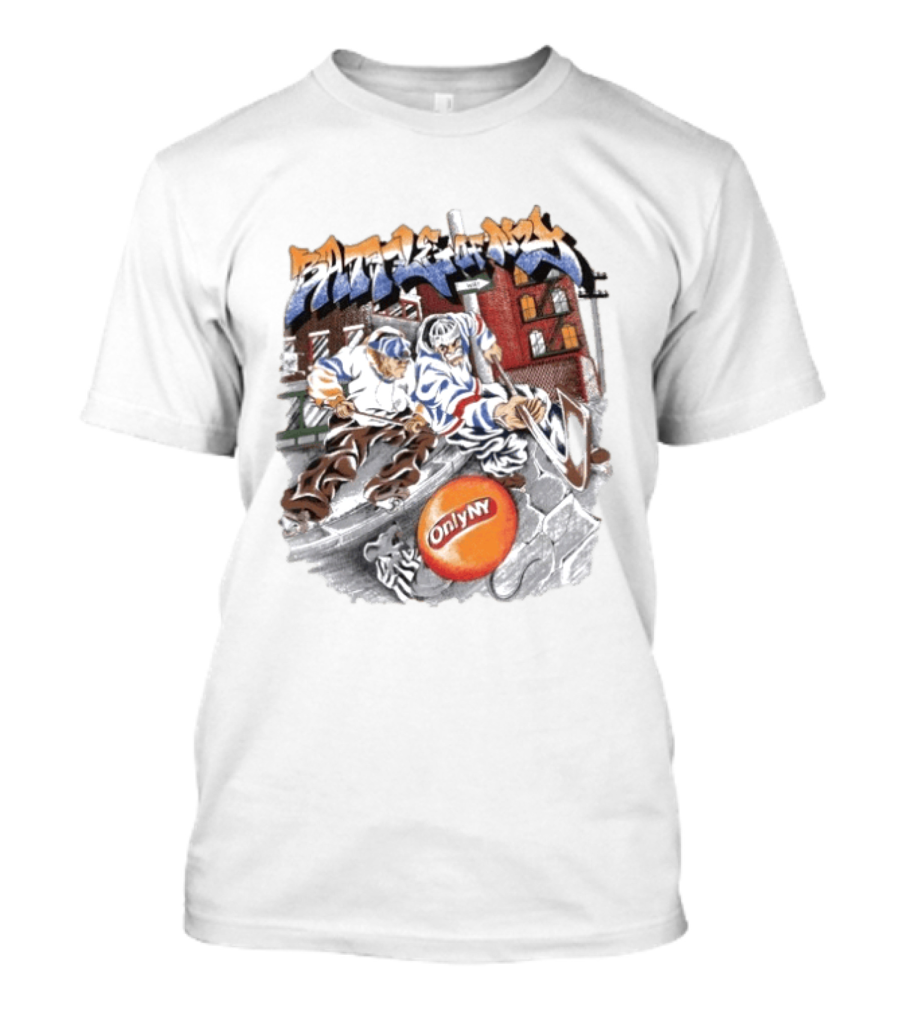 Only NY Slapshot Street Hockey Graffiti T-Shirt