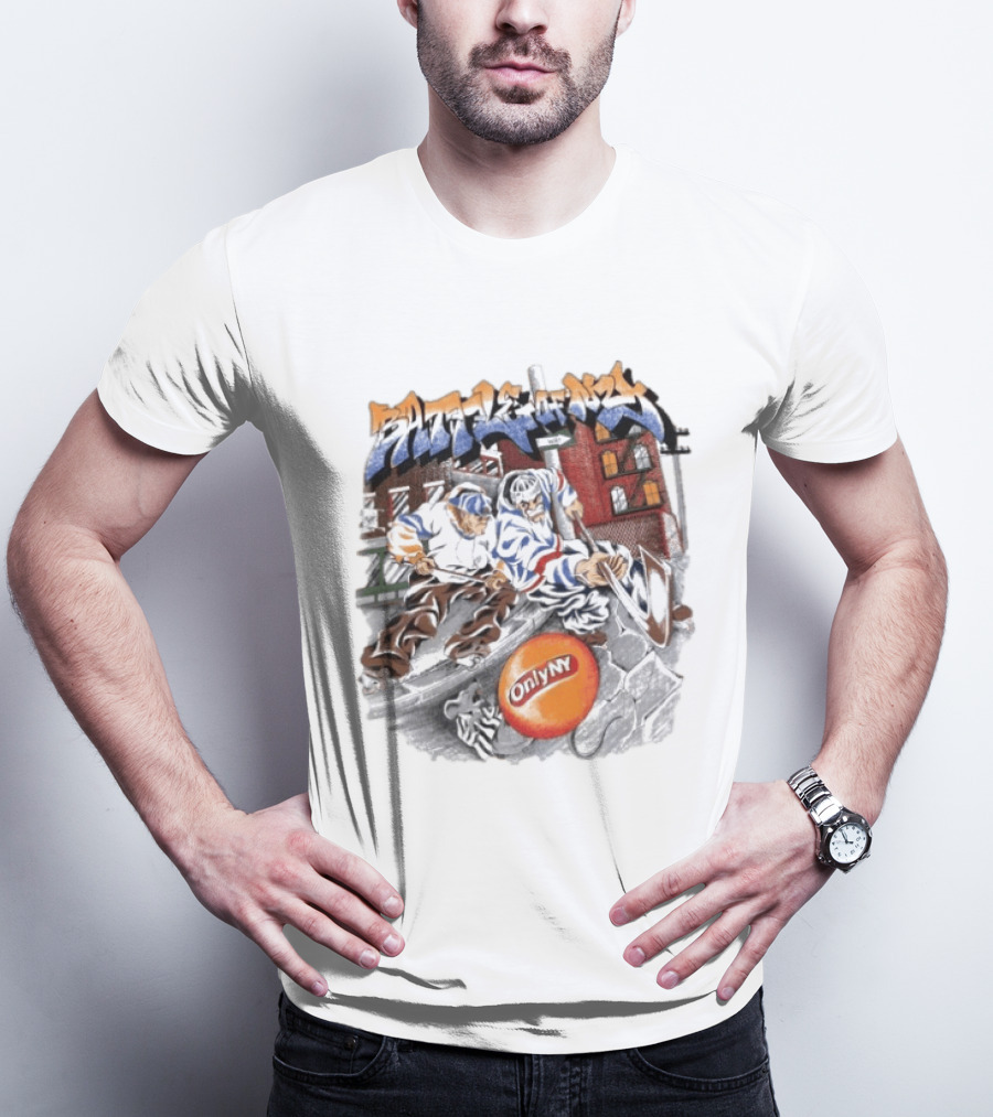 Only NY Slapshot Street Hockey Graffiti T-Shirt