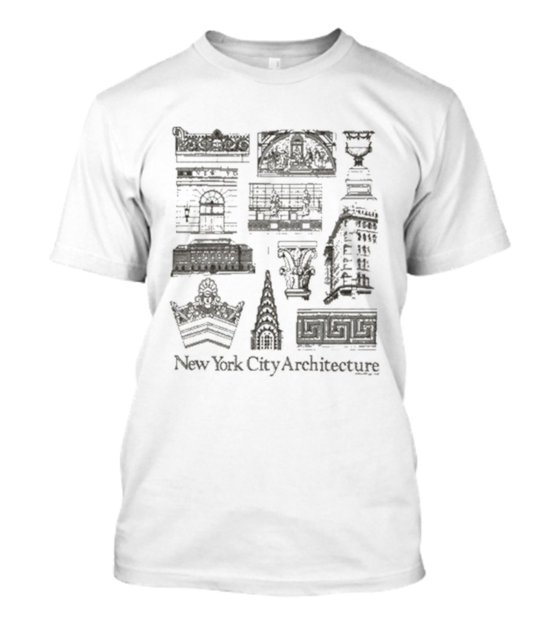 Only NY Stoneworks New York City Architecture T-Shirt