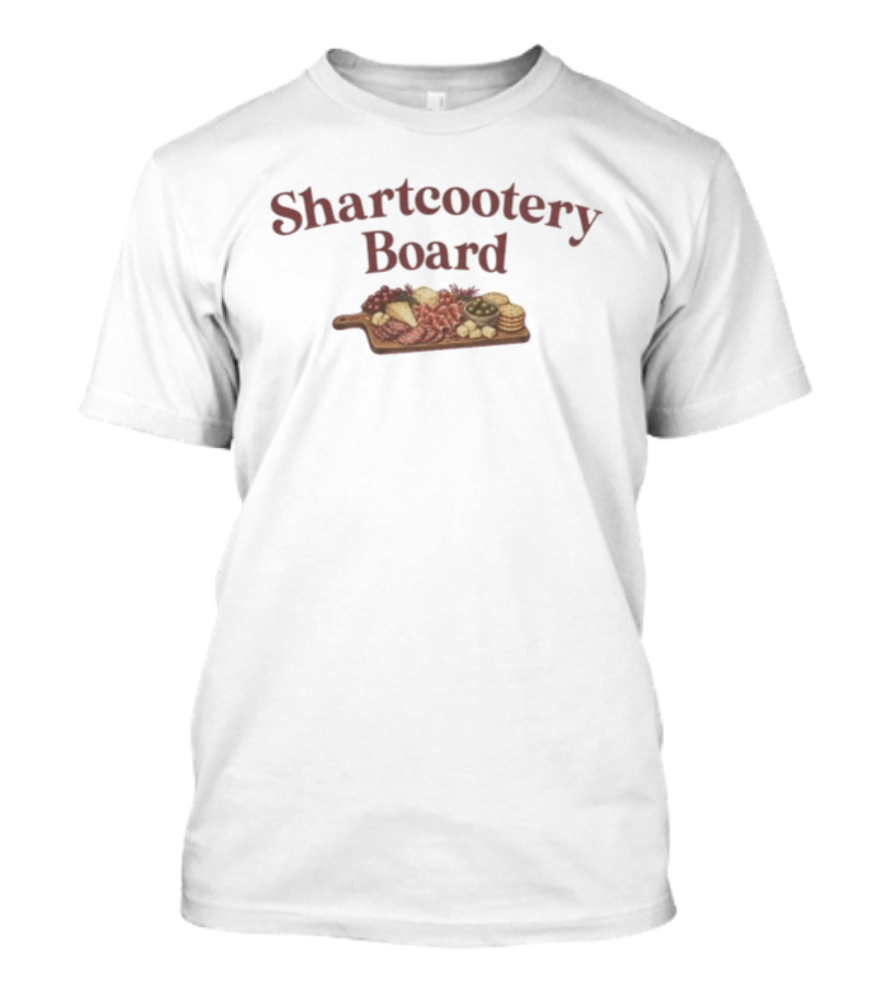 Shartcootery Board Meat Cheese Crackers Olives T-Shirt