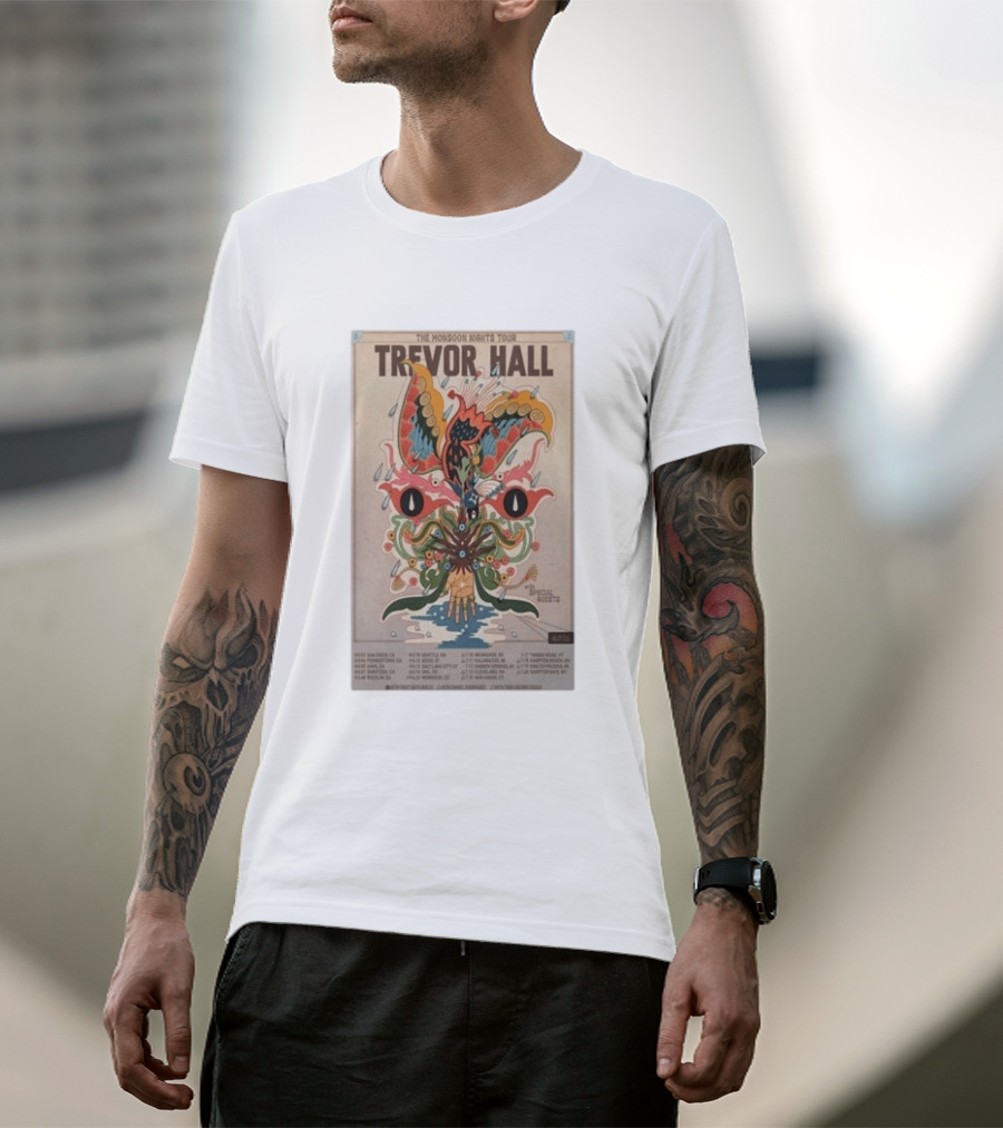 Trevor Hall The Monsoon Nights 2025 Tour Special Guests T-Shirt
