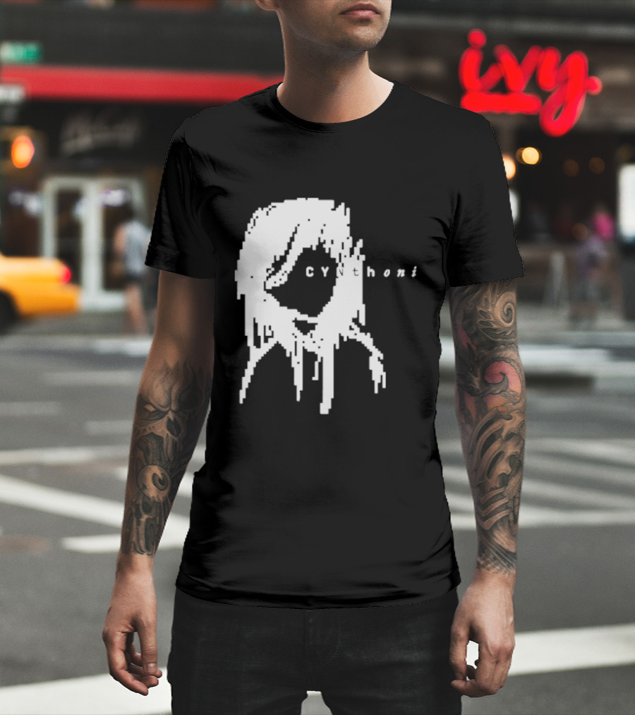 Cynthoni Pixel Distorted T-Shirt