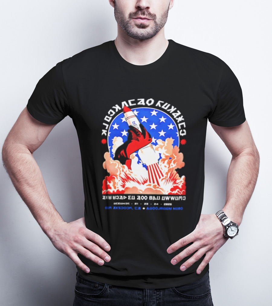 MCR LA My Chemical Romance October 21 23 2026 Los Angeles Rocket Star Explosion T-Shirt