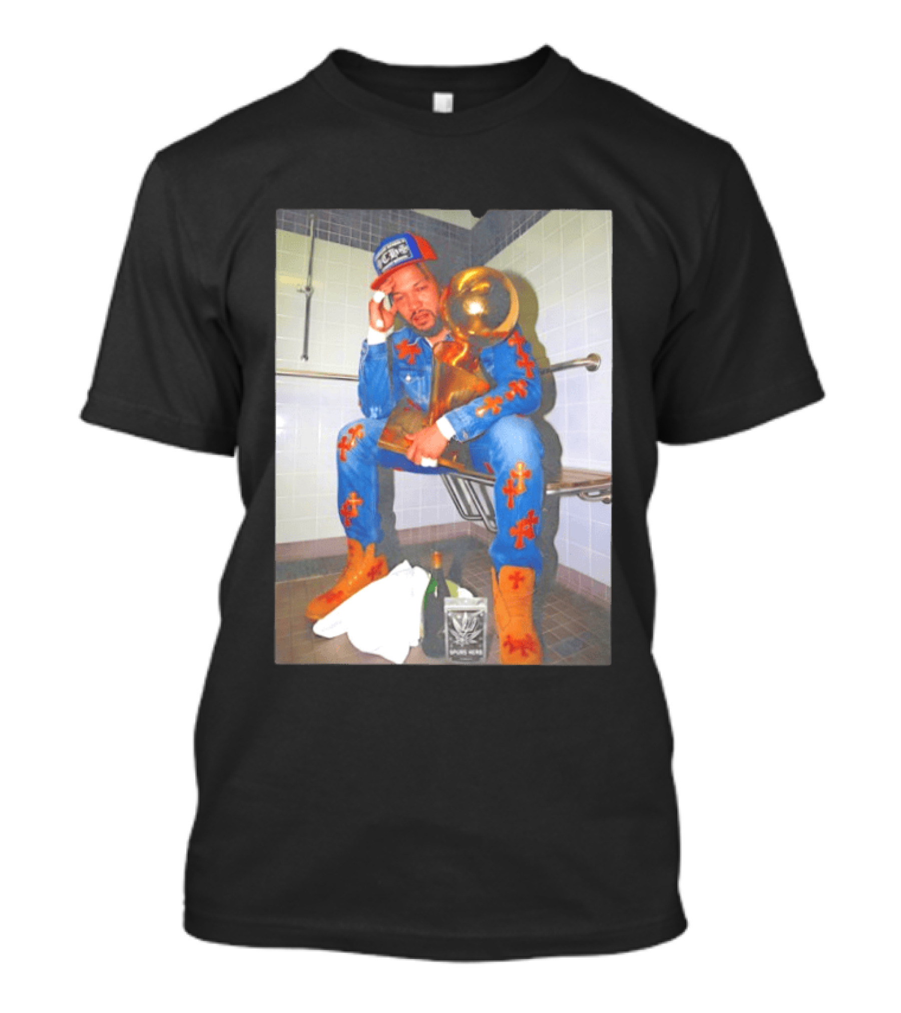 Jalen Brunson New York Knicks Trophy Celebration Drinking Wine T-Shirt