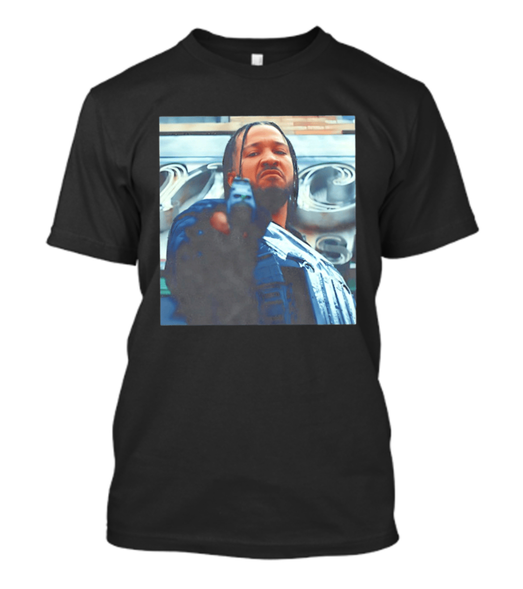 New York Knicks Jalen Brunson With Gun T-Shirt