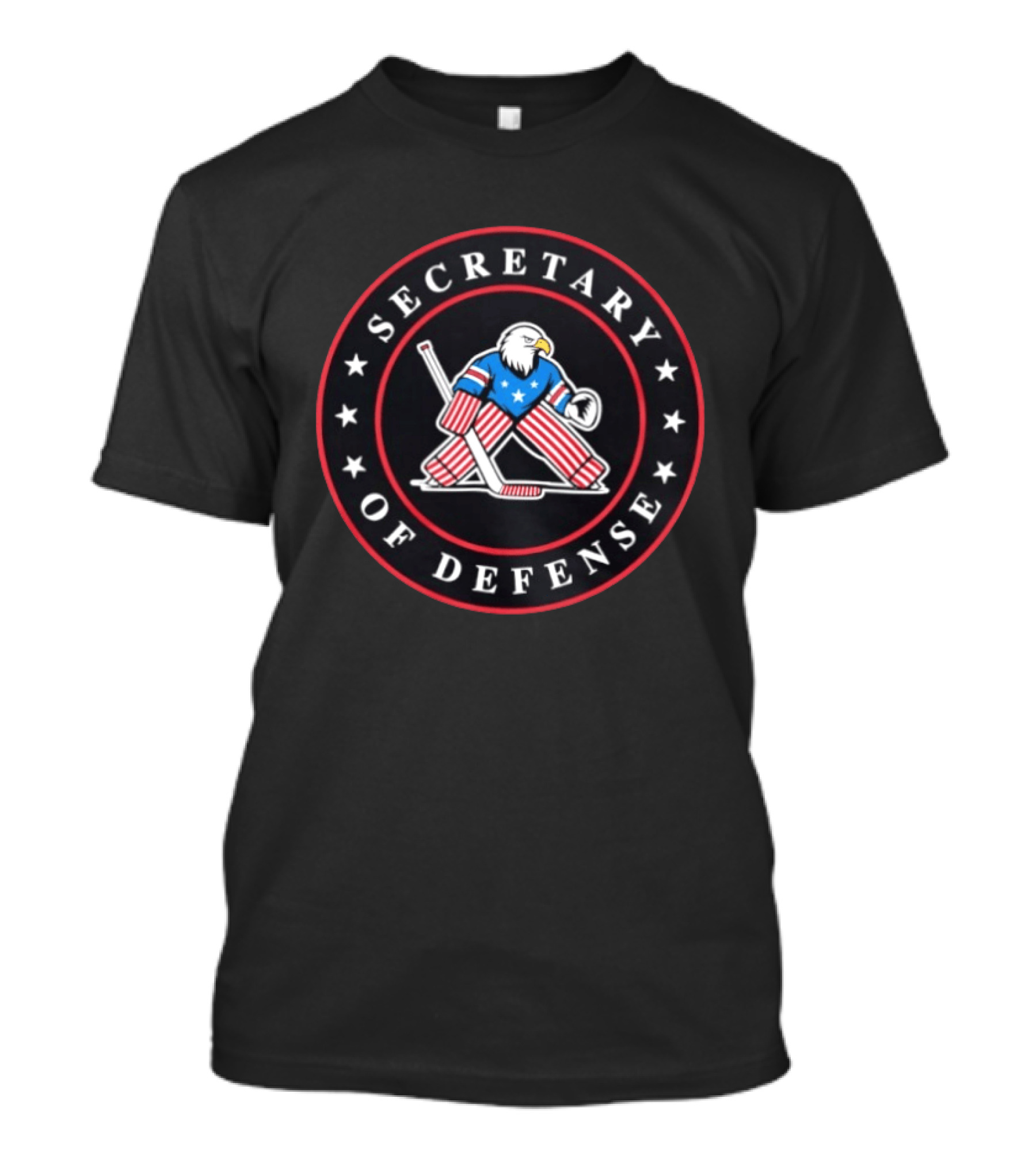 Secretary Of Defense USA Hockey American Eagle Goalie T-Shirt