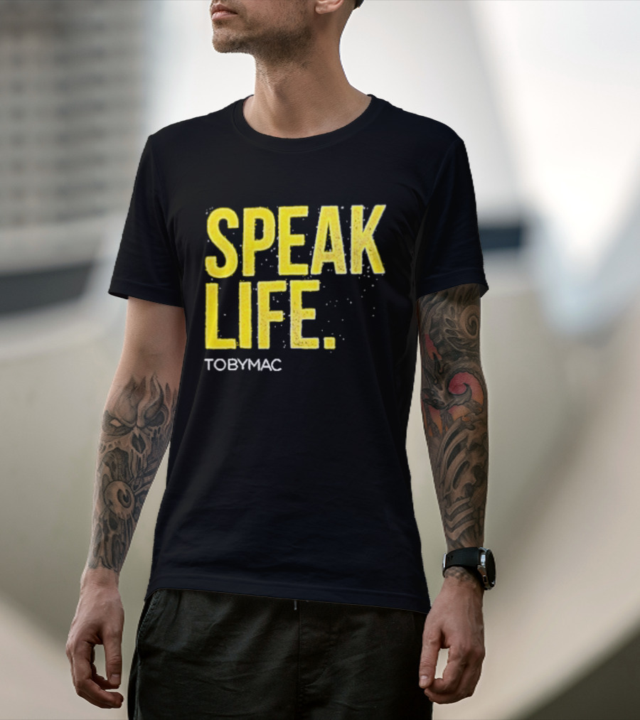 TOBYMAC Speak Life Yellow T-Shirt