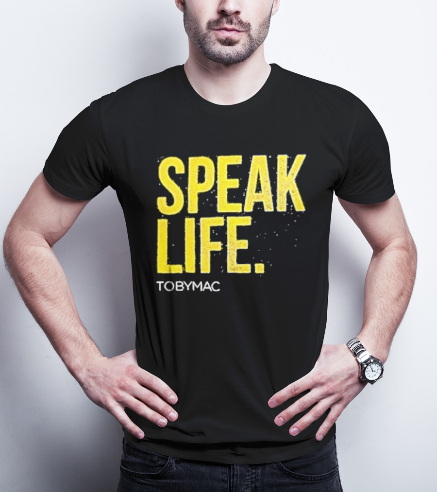 TOBYMAC Speak Life Yellow T-Shirt