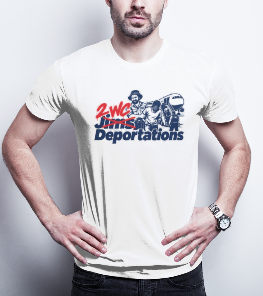2 Worlds Collide Not Jims Deportations T-Shirt