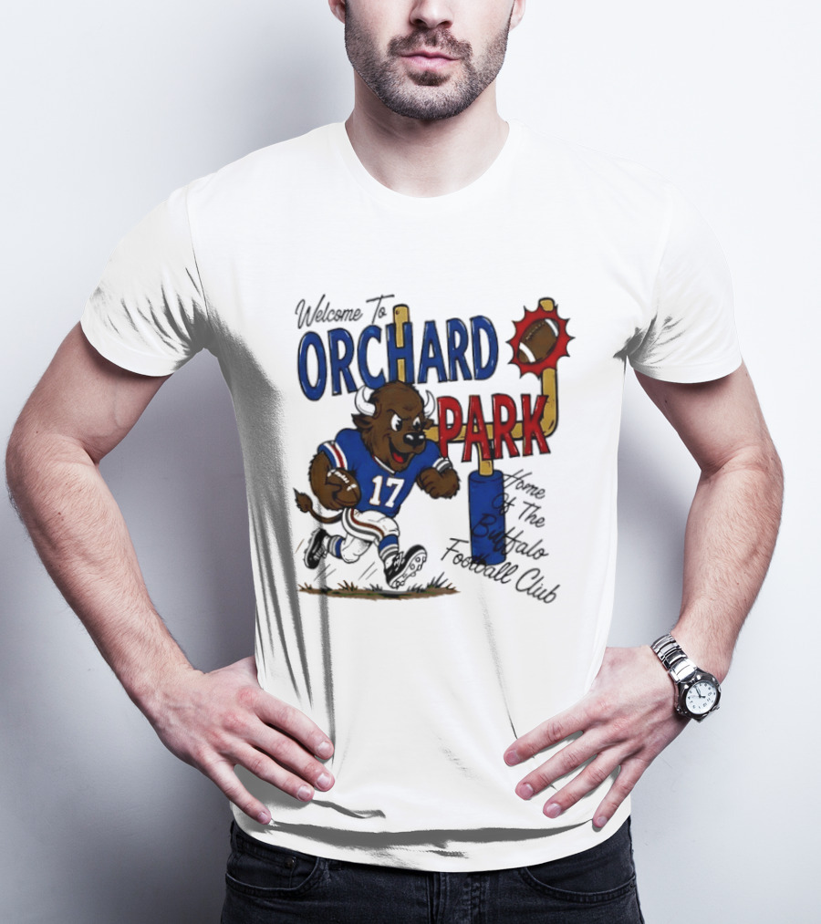 Welcome To Orchard Park Buffalo Football Club 17 T-Shirt