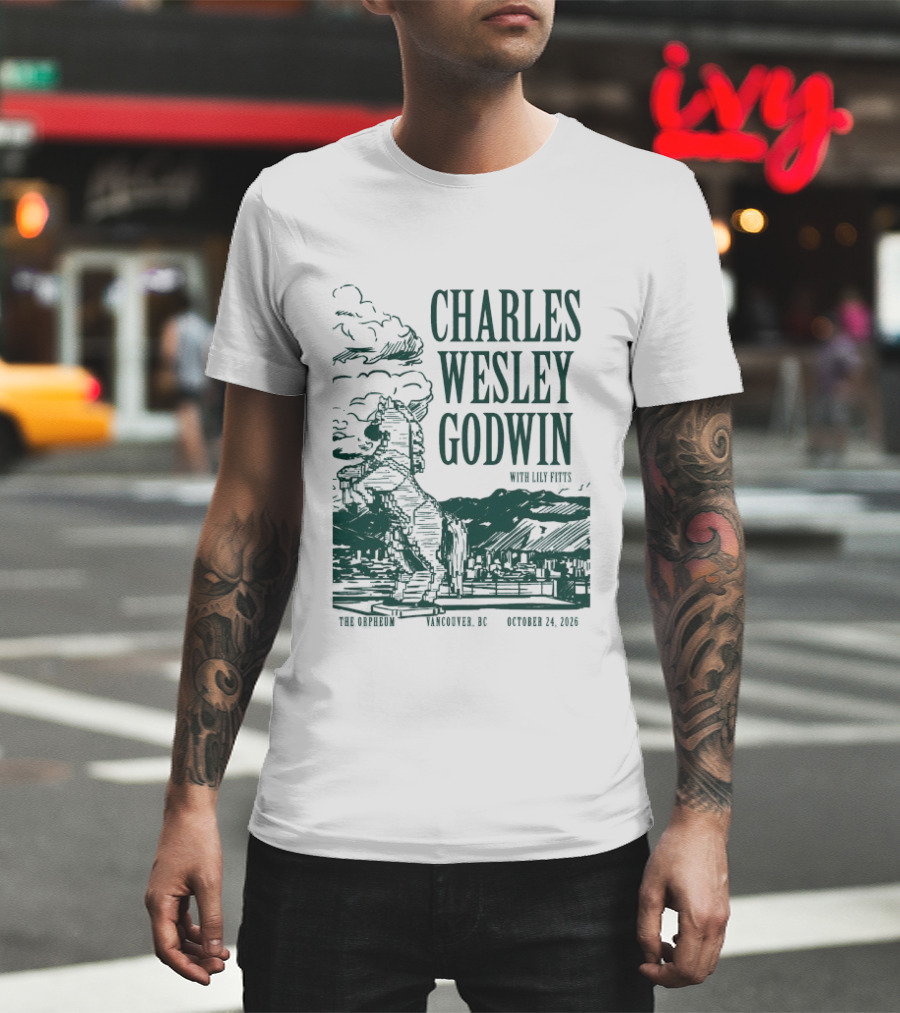 Charles Wesley Godwin With Lily Fitts The Orpheum Vancouver BC October 24 2026 T-Shirt