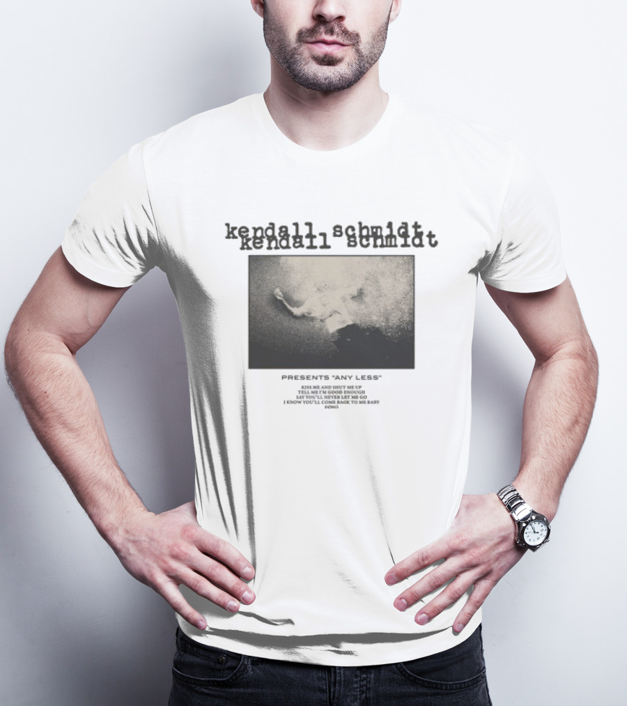 Kendall Schmidt Presents Any Less Tour Dates And Locations T-Shirt