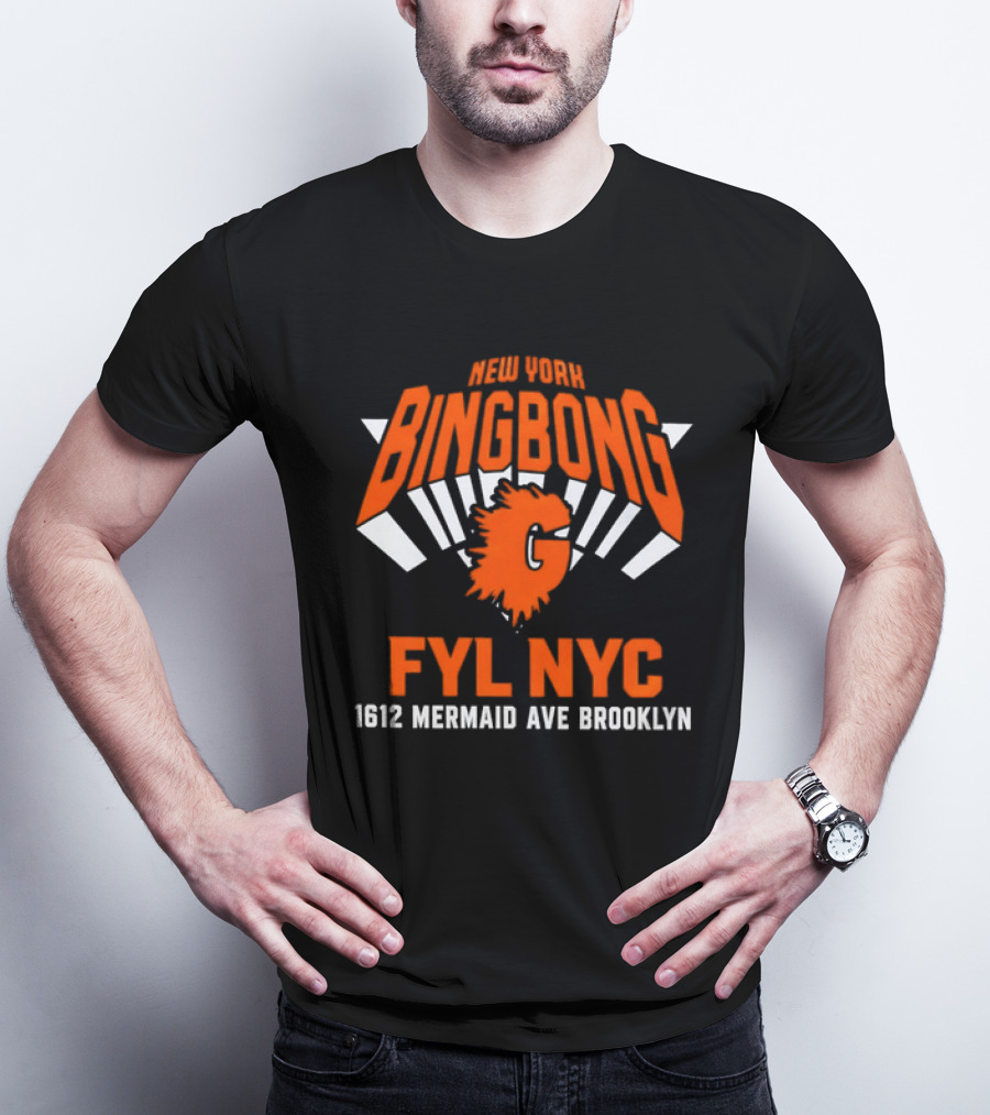New York Bingbong FYL NYC 1612 Mermaid Ave Brooklyn T-Shirt