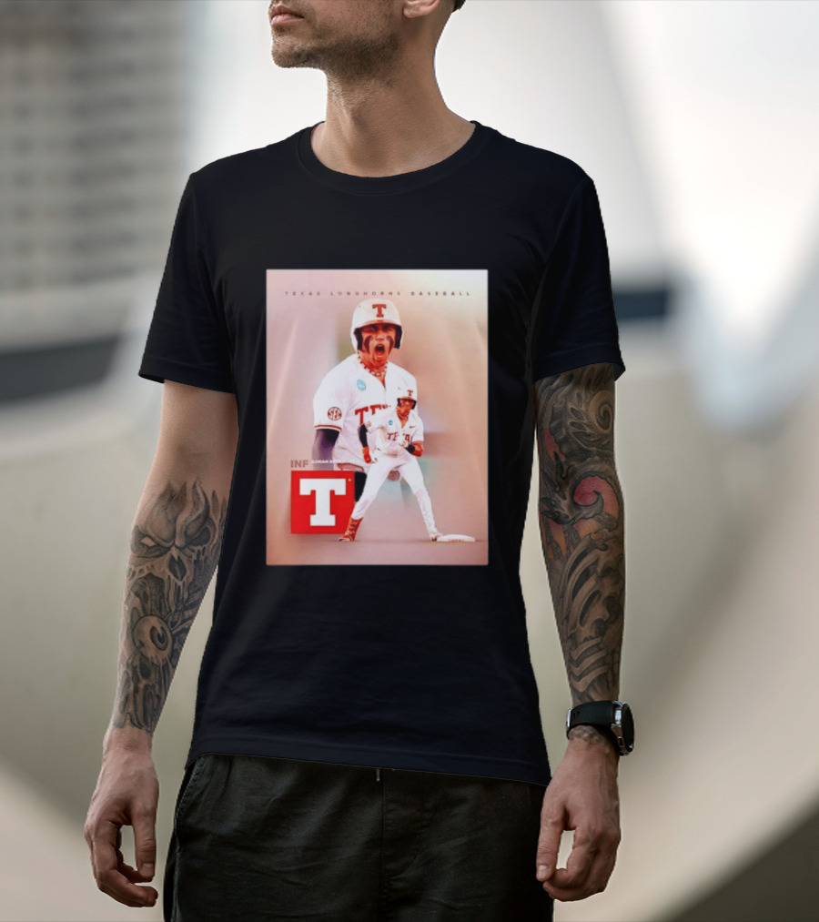 Adrian Rodriguez INF Texas Longhorns Baseball Team T-Shirt