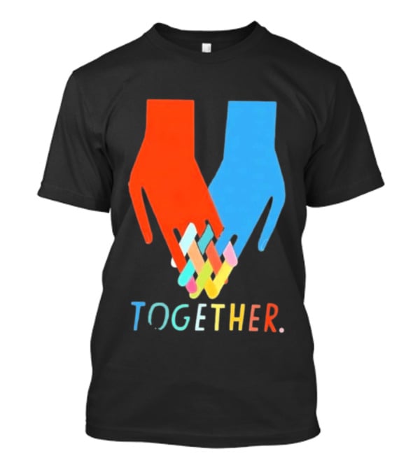 Interlocking Hands Unity Concept Together T-Shirt