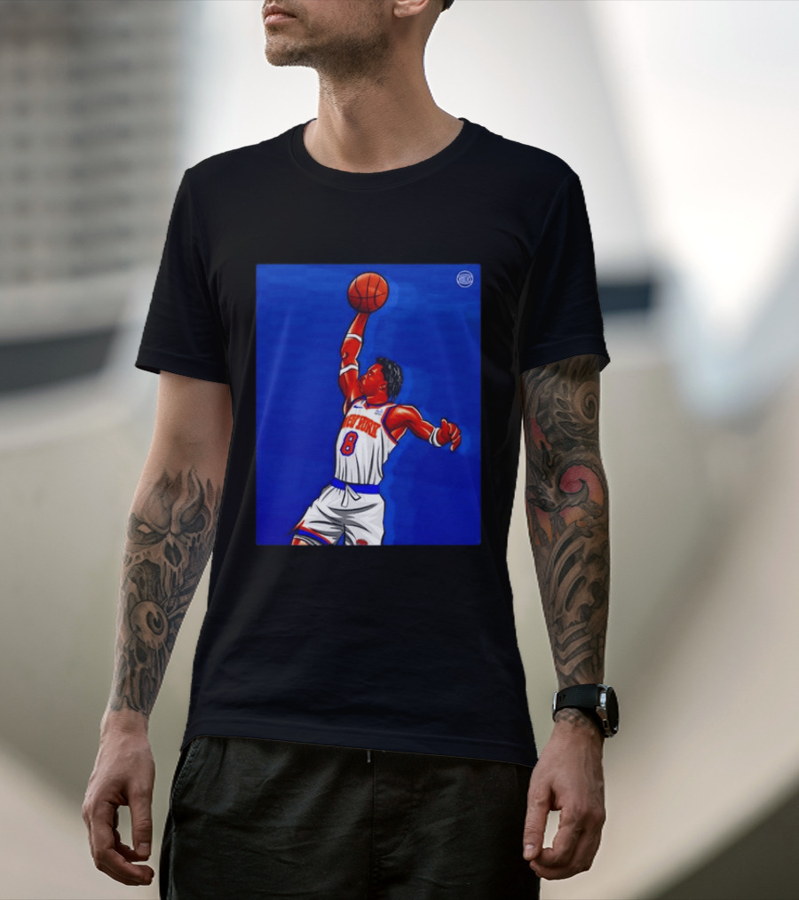 OG Anunoby New York Knicks Dunk Action Moment 8 Jersey T-Shirt
