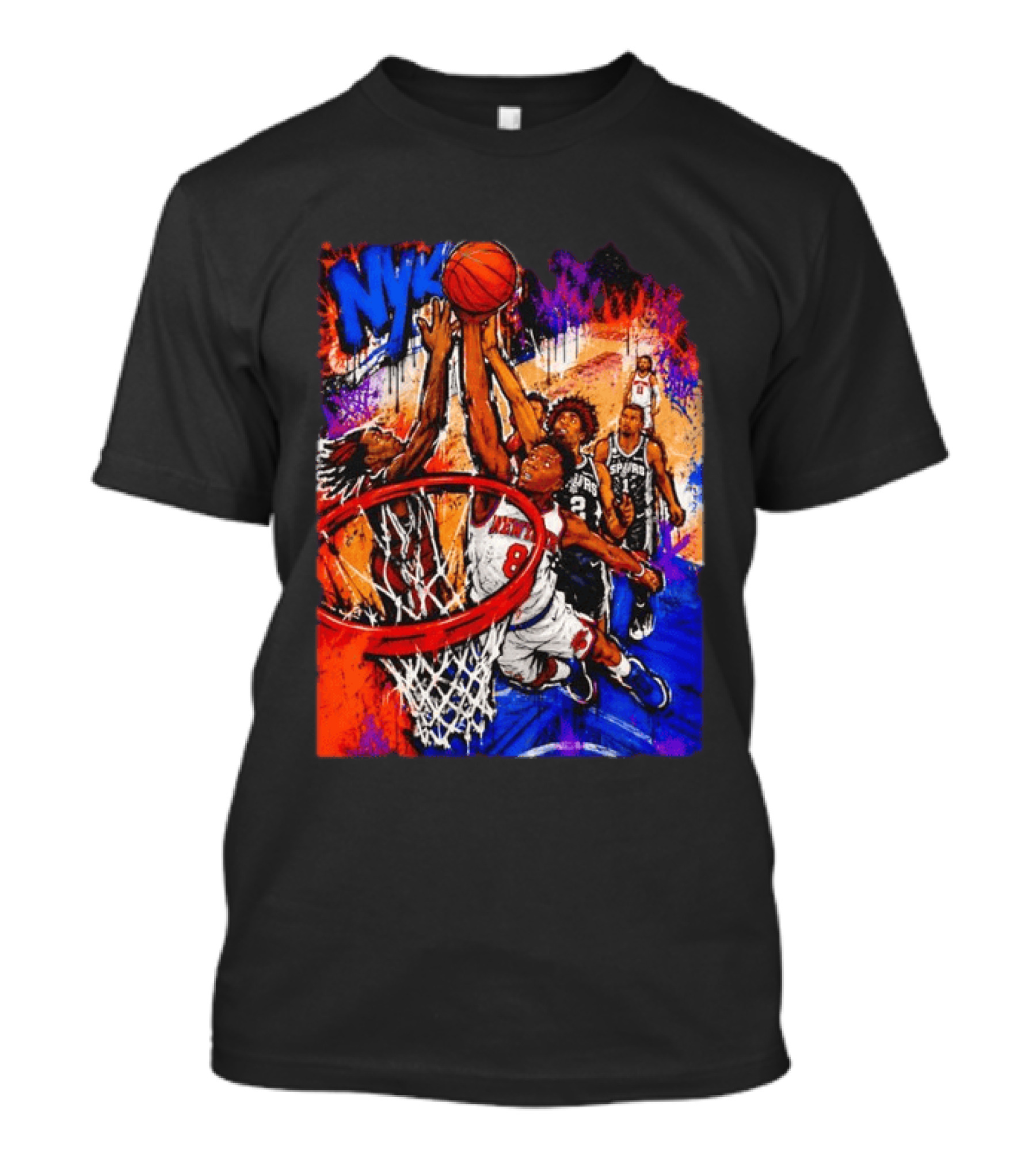 OG Anunoby New York Knicks NYK Basketball Art NBA T-Shirt