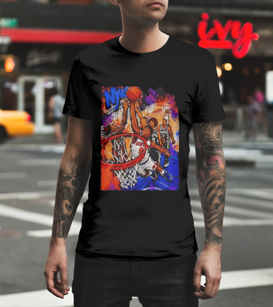 OG Anunoby New York Knicks NYK Basketball Art NBA T-Shirt
