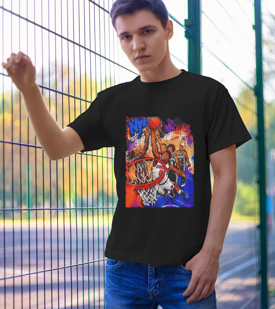 OG Anunoby New York Knicks NYK Basketball Art NBA T-Shirt