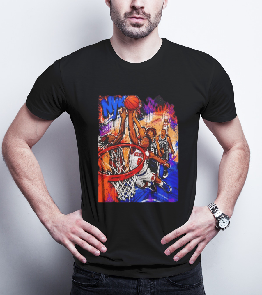 OG Anunoby New York Knicks NYK Basketball Art NBA T-Shirt