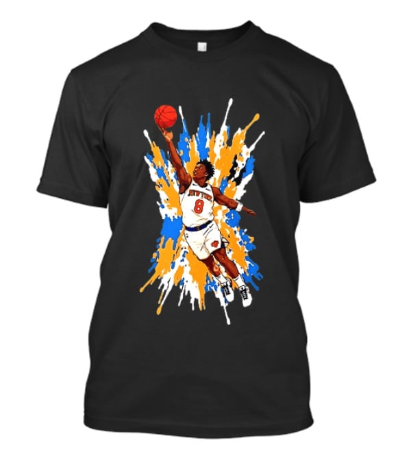 OG Anunoby New York Knicks NBA Basketball Player 8 2026 T-Shirt