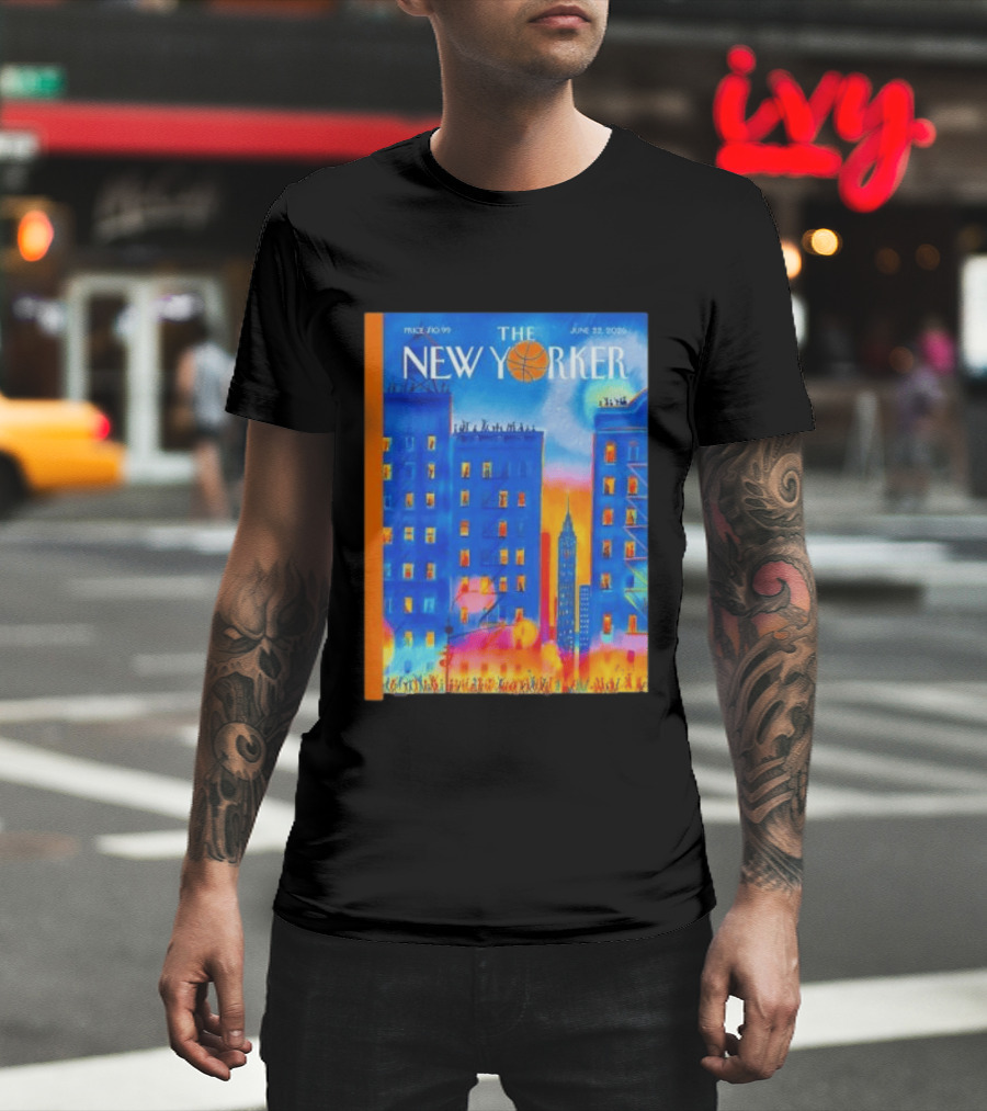 Pierre Emmanuel Lyet The New Yorker June 12 2023 Basketball Art Cover T-Shirt