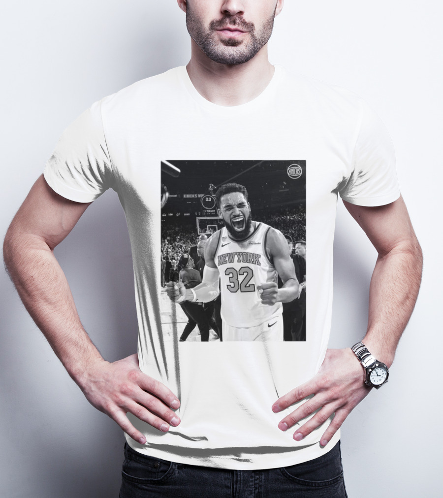Knicks Nation Loud And Proud New York Basketball Karl Anthony Towns Celebration T-Shirt