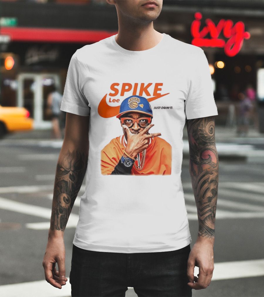 Spike Lee Knicks New York JUST DOIN IT T-Shirt