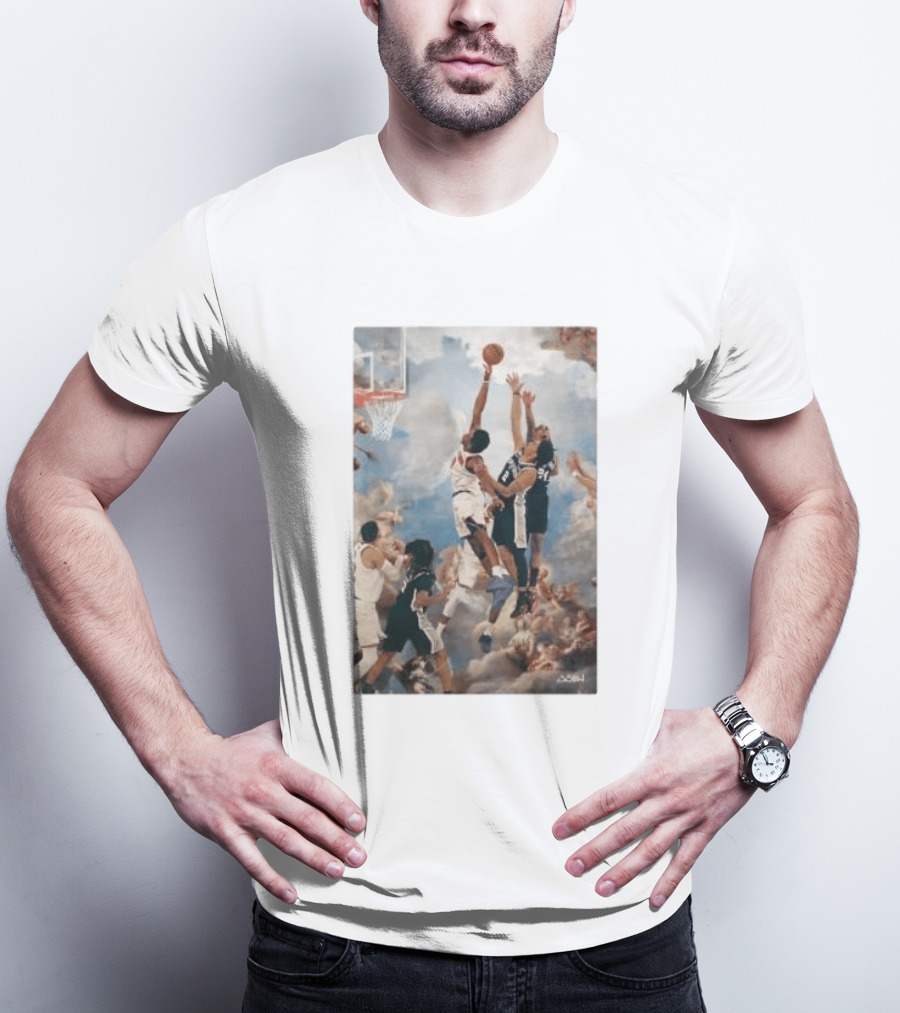 OG Anunoby Slam Dunk Basketball Masterpiece With Cloud T-Shirt
