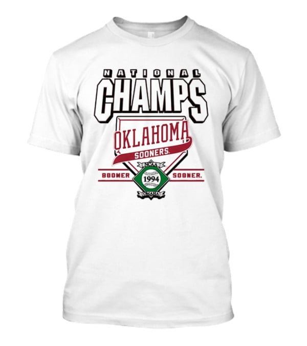 Oklahoma Sooners 1994 National Champs NCAA Boomer Sooner Omaha T-Shirt