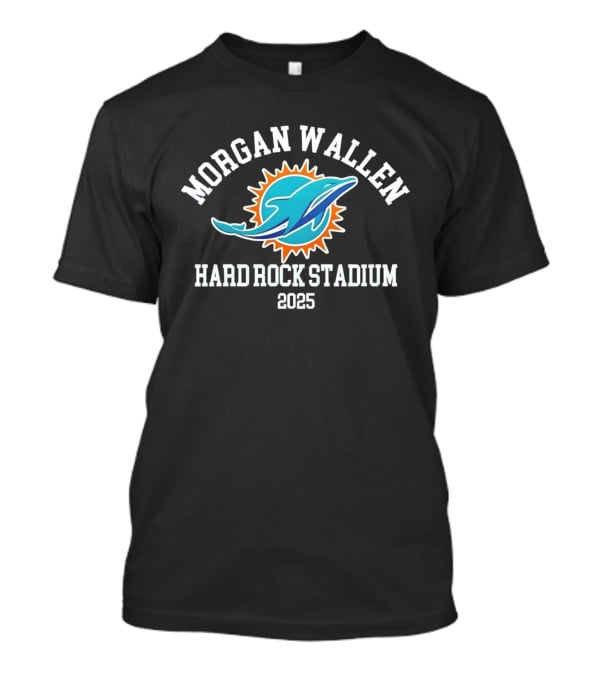 Morgan Wallen Miami Dolphins Hard Rock Stadium 2025 Tour T-Shirt