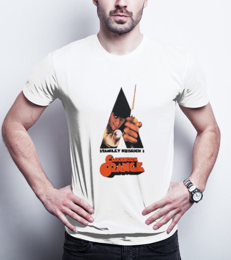 Stanley Kubrick's A Work Orange Alex DeLarge Iconic Film T-Shirt