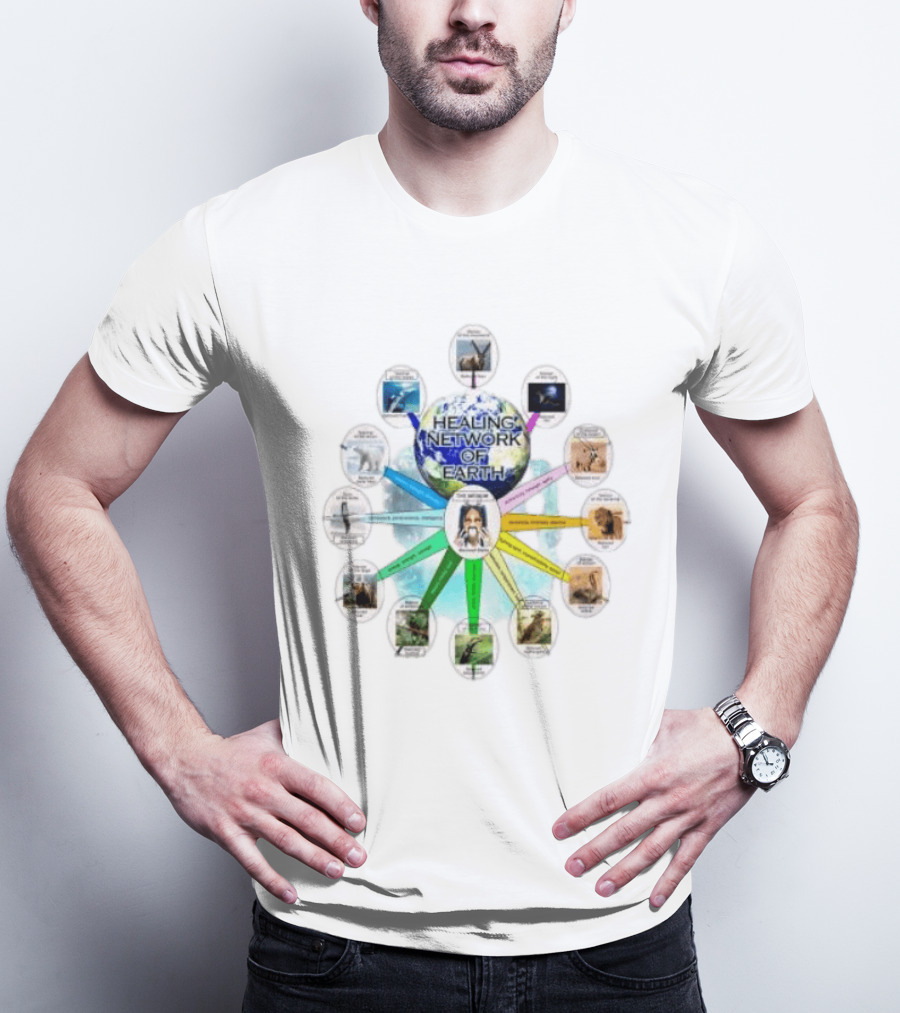 Healing Network Of Earth Spiritual Connections T-Shirt