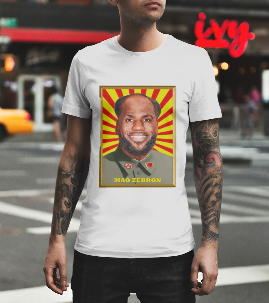 Mao Zebron #23 Lebron James Meme T-Shirt