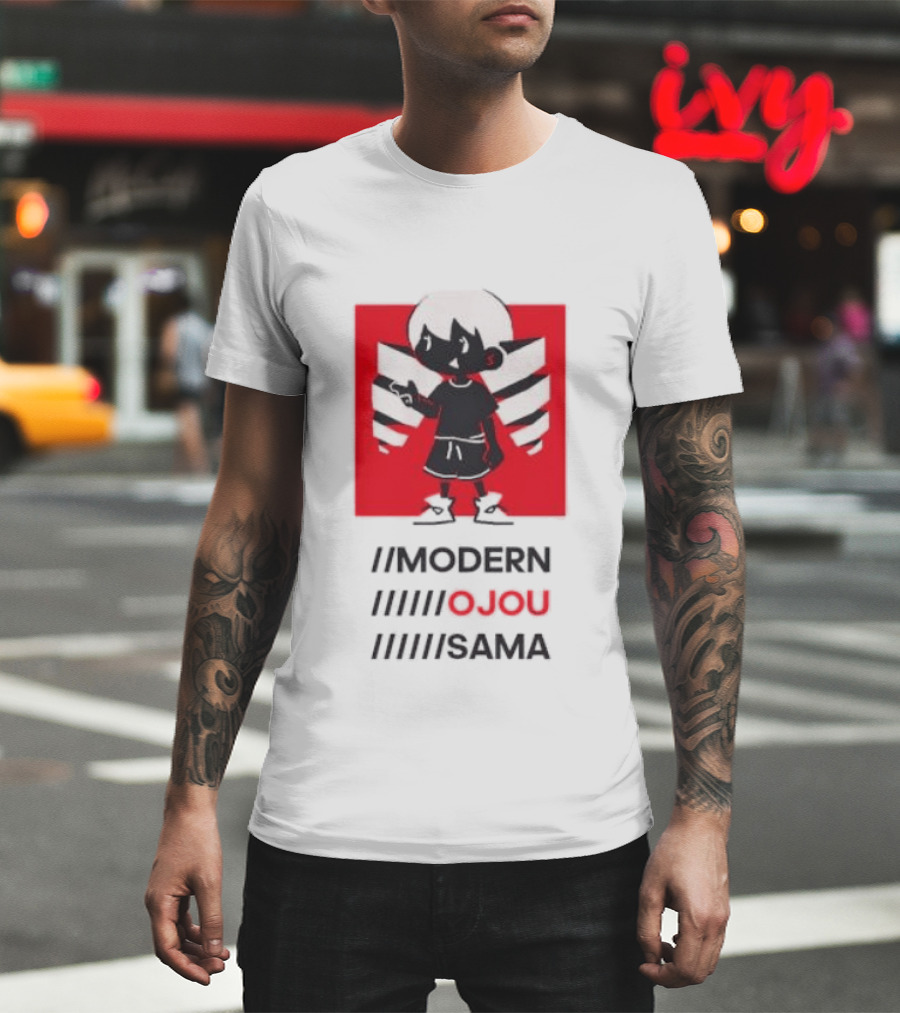 Modern Ojou Sama Character With Bold Hairstyle And Attitude T-Shirt