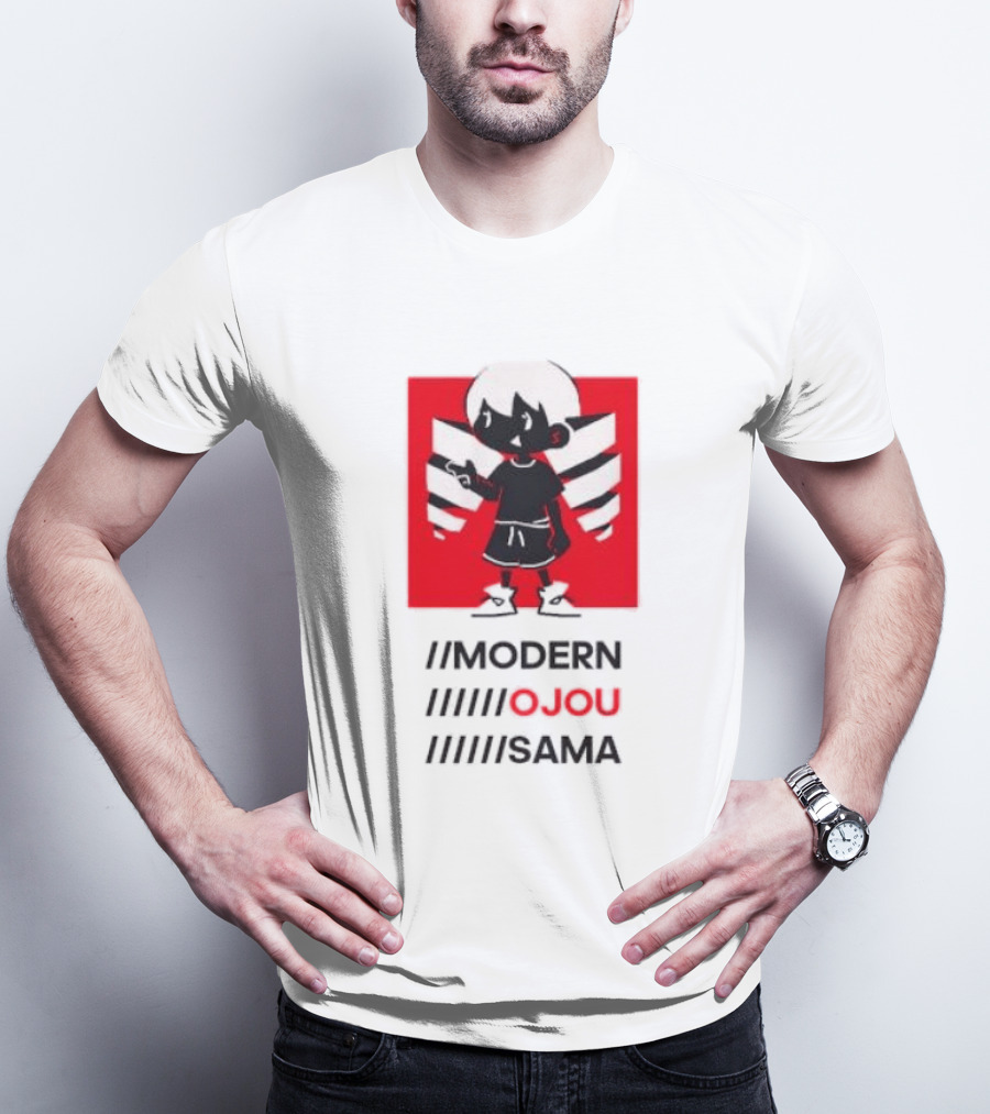 Modern Ojou Sama Character With Bold Hairstyle And Attitude T-Shirt
