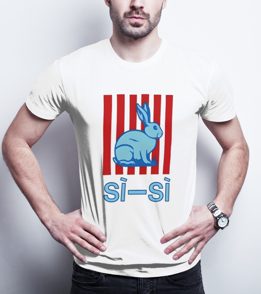 Rm Bottega Veneta Sisi Rabbit Stripes Si Si T-Shirt