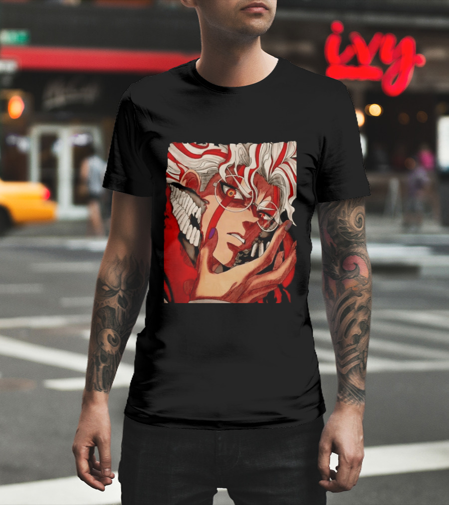 Akaza Kimetsu No Yaiba Upper Rank Three Anime T-Shirt