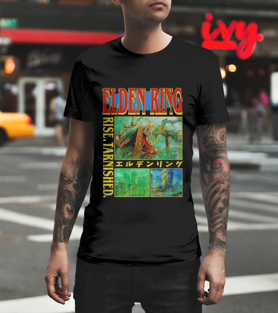 Elden Ring Godrick The Grafted Rise Tarnished Japanese T-Shirt