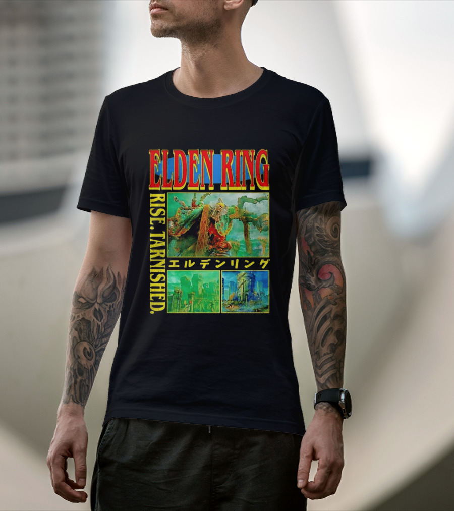 Elden Ring Godrick The Grafted Rise Tarnished Japanese T-Shirt