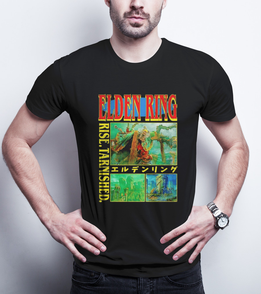 Elden Ring Godrick The Grafted Rise Tarnished Japanese T-Shirt