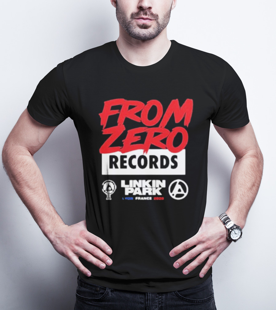 From Zero Records Linkin Park Lyon France 2026 T-Shirt
