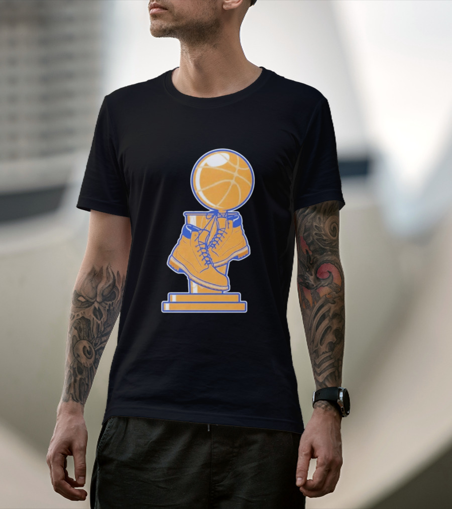 NY Basketball Trophy Timberland Boots T-Shirt